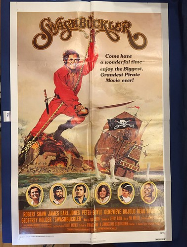 Swashbuckler 27x41 Original Movie Poster (1976) Robert Shaw James Earl ...