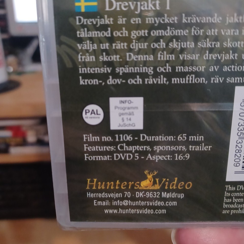 Hunters Video Driven Hunts 1 DVD # 106 Danish Hunting Video All Region ...