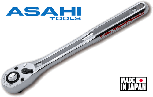ASAHI 1/2" ULTRA LIGHT RATCHET HANDLE "LIGHTOOL" LVR4252 From Japan ...