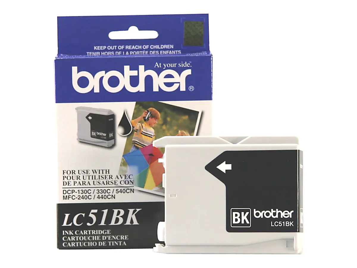 Brother Genuine LC51Bk Black Ink Cartridge - LC51 - 02/2023 - Free ...