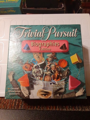 Trivial Pursuit: Biographies Edition (2000) - Fun Mind Quiz Game Cards ...