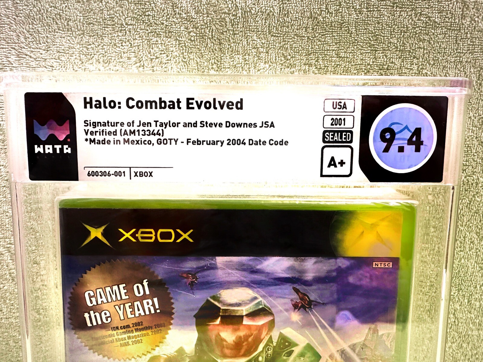Halo: Combat Evolved Graded/Autographed By Steve Downes & Jen Taylor ...