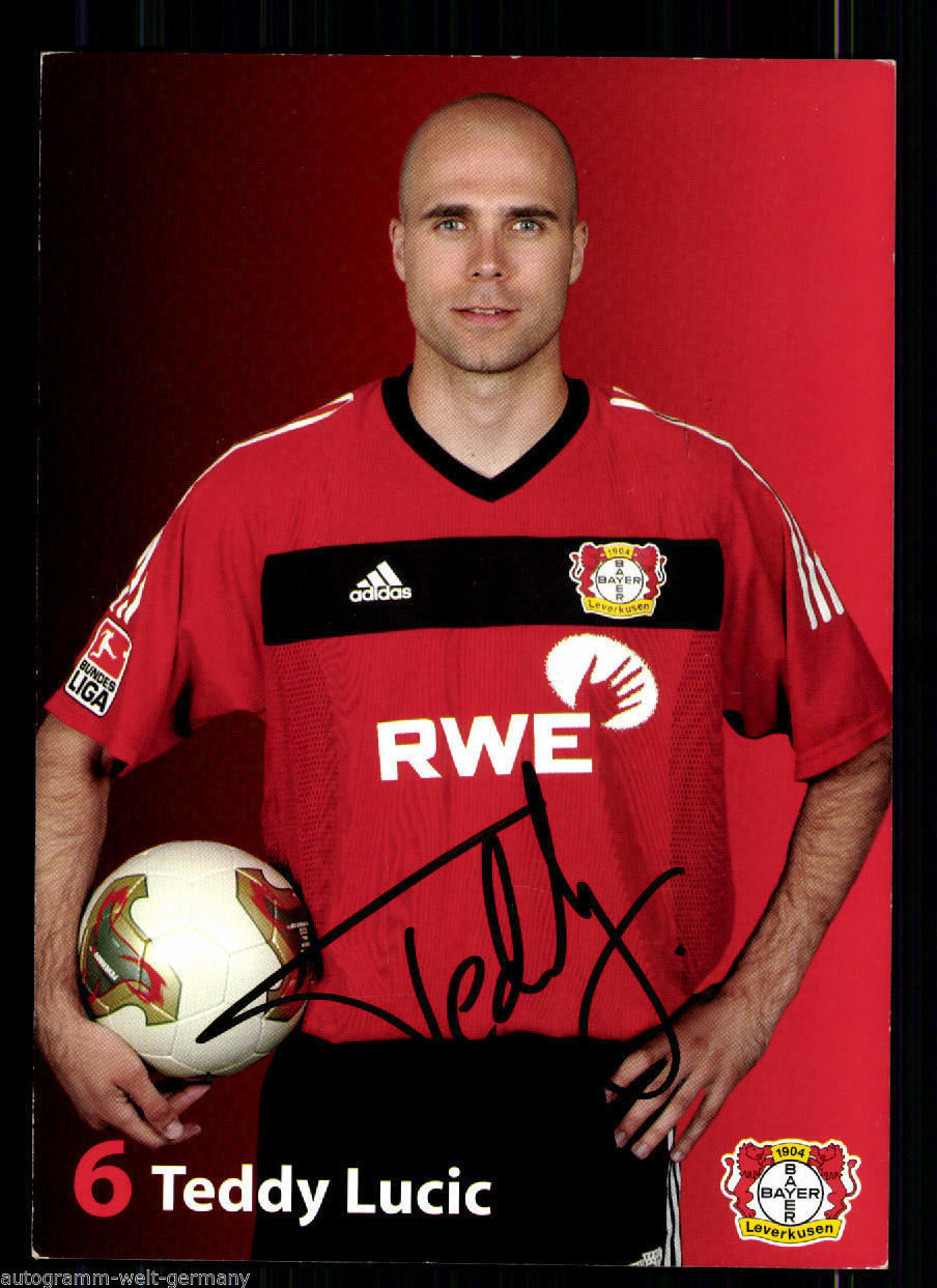 Teddy Lucic Autogrammkarte Bayer Leverkusen 2003-04 Original Signiert+A 67668 | eBay.de