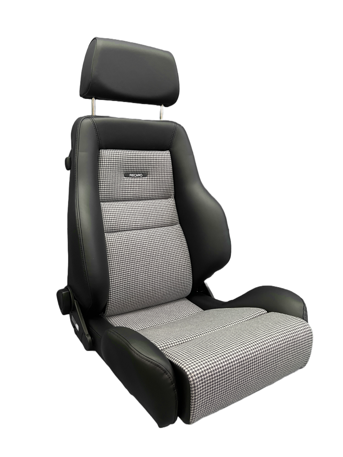 RECARO CLASSIC LS SEAT FOR BMW E30 incl. M3. REAL LEATHER/HOUNDSTOOTH ...