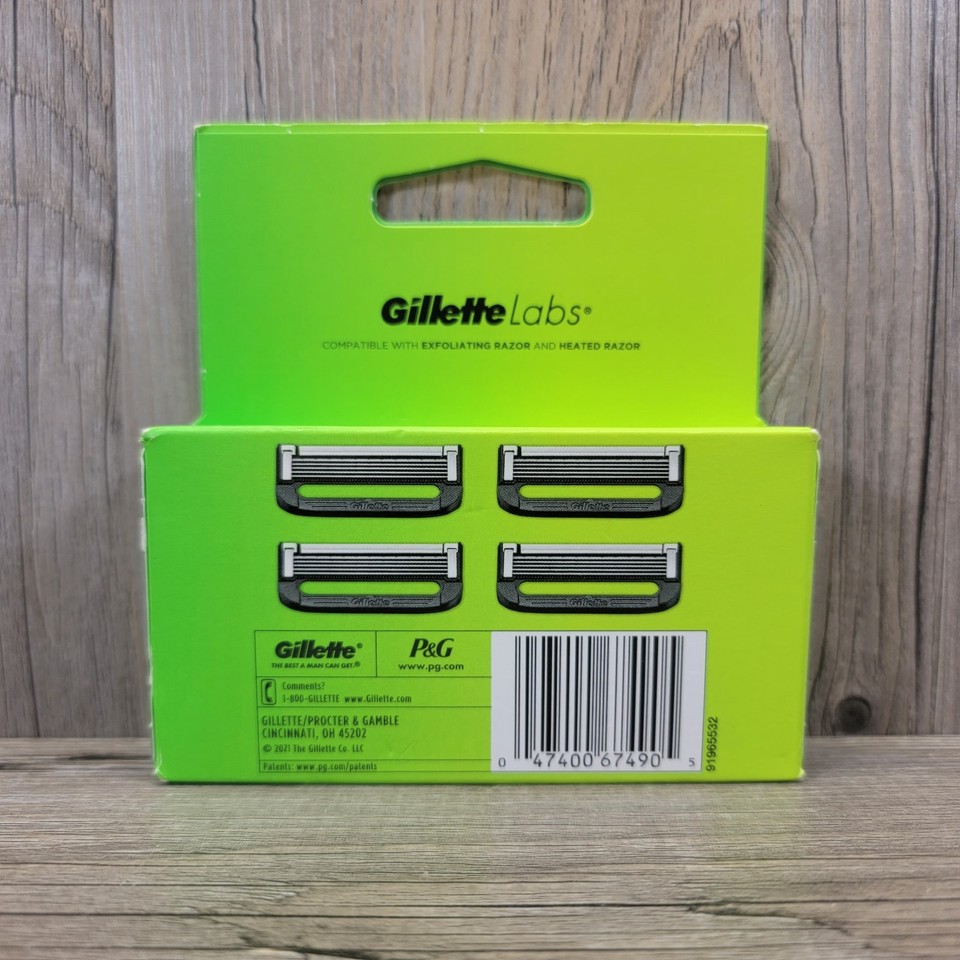 Gillette Labs Razor Blade Refills Compatible Fits All GiletteLabs ...