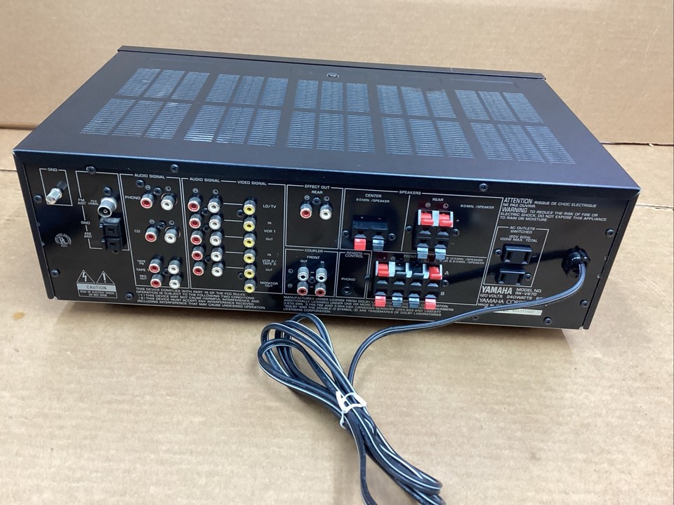Yamaha RX-V670 Natural Sound 5.1 Stereo Receiver 240W Dolby Pro Logic ...