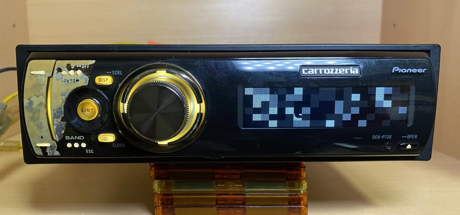 Pioneer Carrozzeria DEH-P730 Car Audio 1DIN CD IP-BUS Working Tested ...