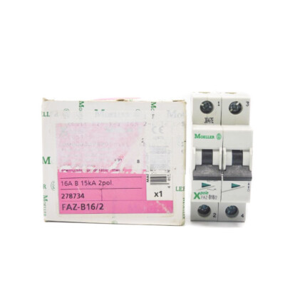 KLOCKNER MOELLER FAZ-B16/2 278734 277VAC 16A NSMP | eBay