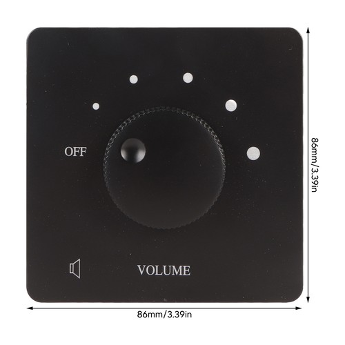 50W Volume Control Professional Safety Knob Volume Controller For Home ...