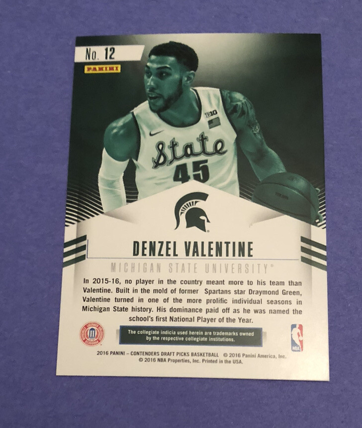 2016-17 Panini Contenders Draft Picks - Class Reunion #12 Denzel ...