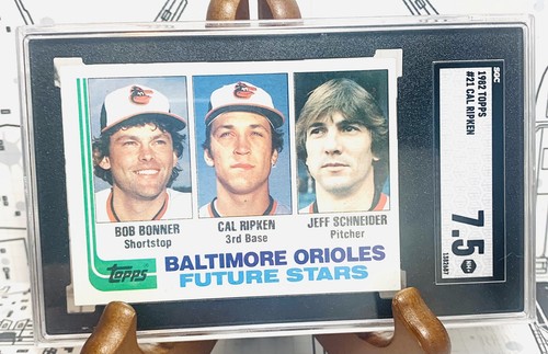 CAL RIPKIN JR 1982 TOPPS #21 ROOKIE SGC GRADE 7.5 VINTAGE BASEBALL | eBay