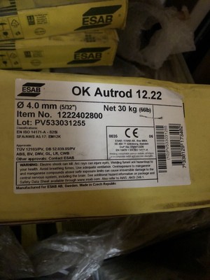 Esab Ok Autrod 12.22 (S2) 4.0mm 30kg | eBay UK