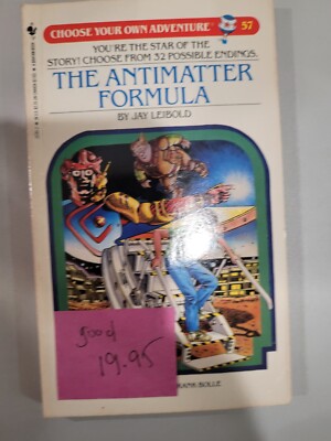 Choose Your Own Adventure The Antimatter Formula Book | eBay