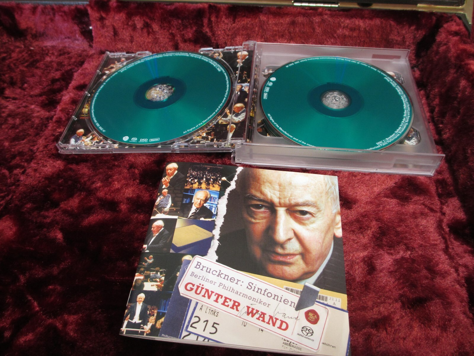 SONY & ESOTERIC SACD WAND BPO BRUCKNER SYMPHONY Nr4/5/7/8/9(5Discs) RE ...