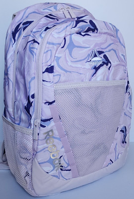 Reebok Women's Eloise Backpack 28.5L Lavender Fog Device Storage BRAND NEW | eBay