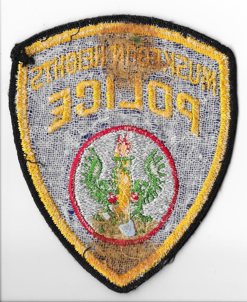 Muskegon Heights Police Department, Michigan Shoulder Patch V1 | eBay