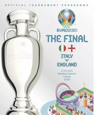 England v Italy - Official UEFA 2020 Euro FINAL Programme - 11th July ...