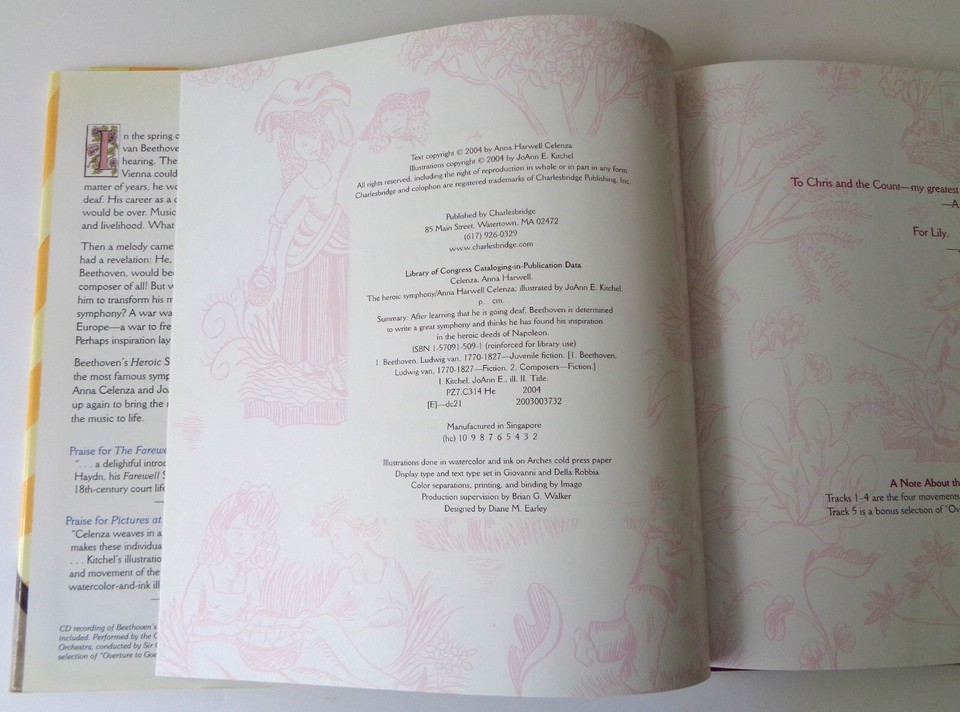 SET OF 4 COMPOSER BOOKS/CDs ANNA HARWELL CELENZA BEETHOVEN BACH HAYDN ...