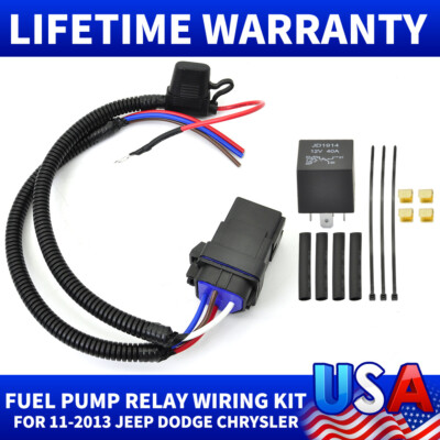 for 2011-13 JEEP DODGE CHRYSLER FUEL PUMP RELAY WIRING KIT NEW MOPAR ...
