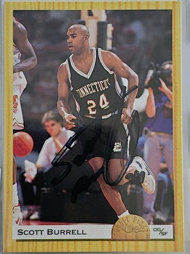 1993 Classic Draft Picks SCOTT BURRELL #19 RC Hard Signed Black Ink ...
