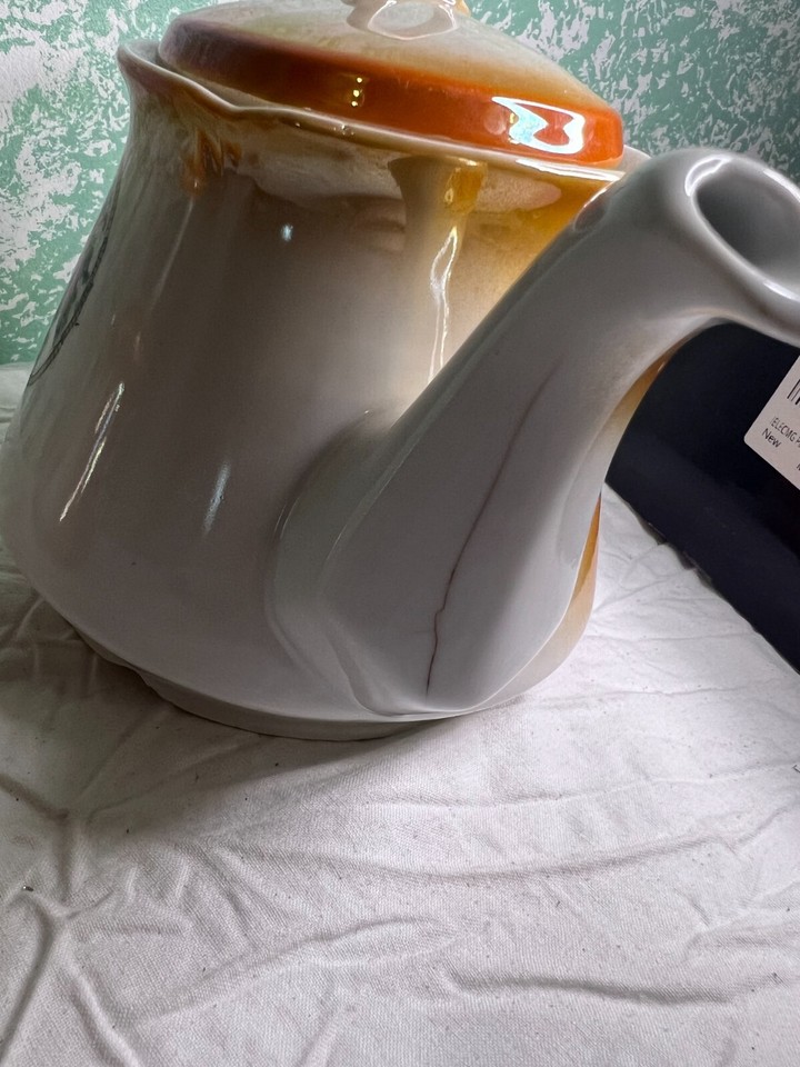 Antique Eleanor of Germany Orange Lusterware Tea Set 5 pc | eBay