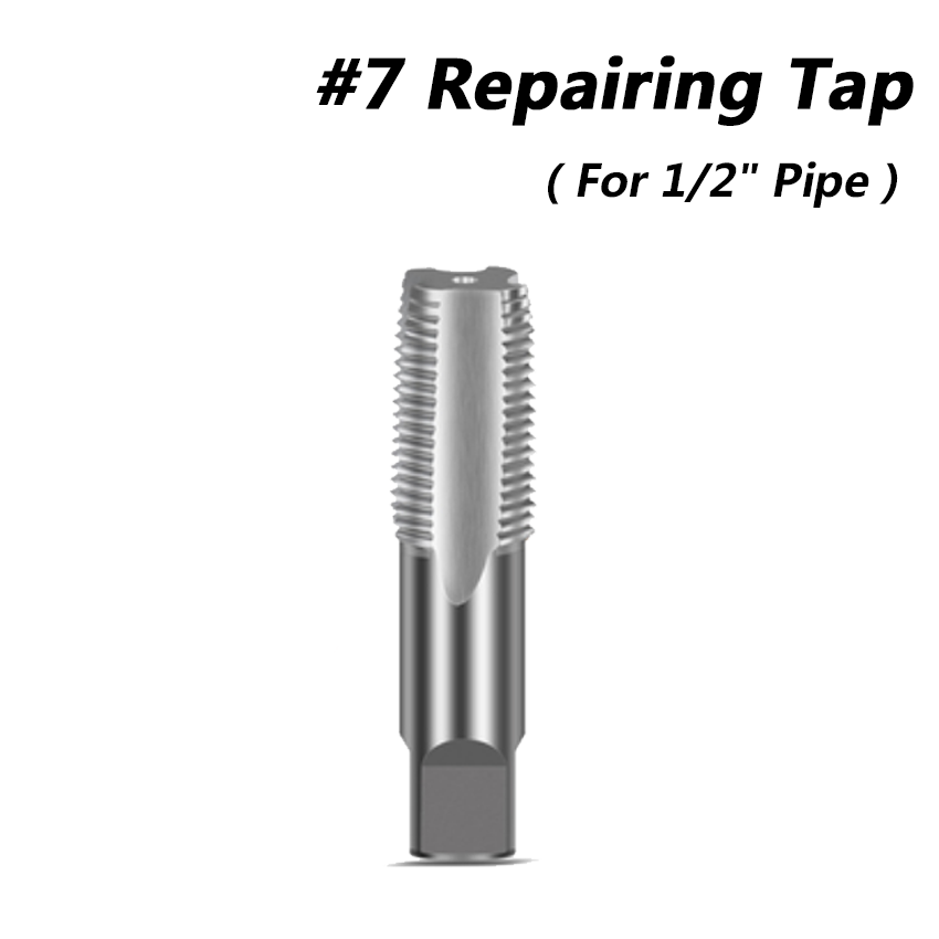 1/2" 3/4" inch Broken Pipe Thread Repair Taps Broken Screw Extractor ...
