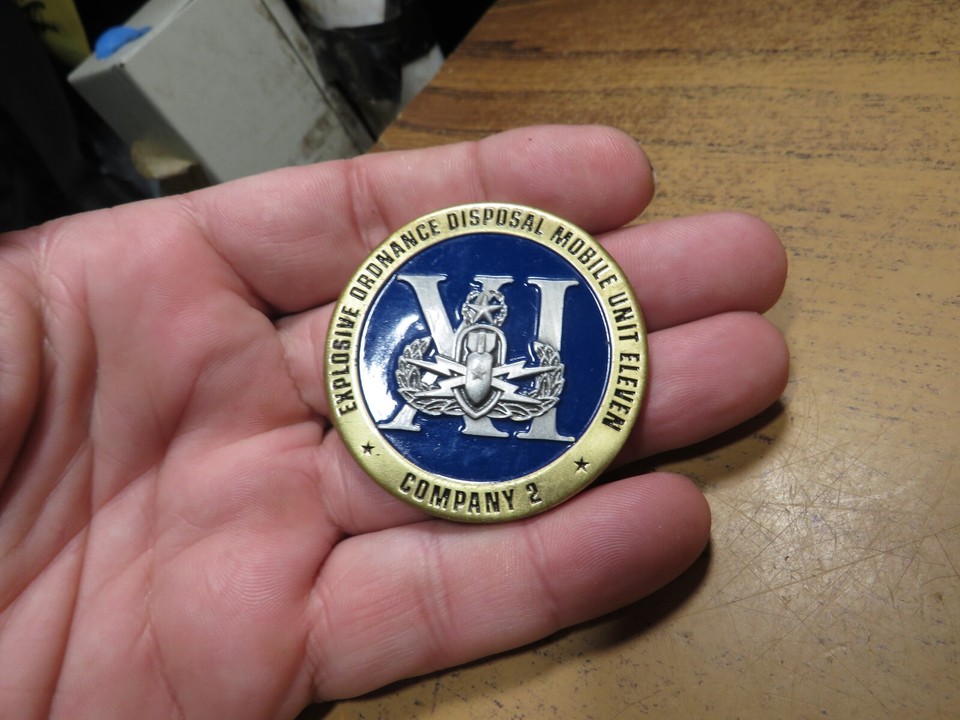 explosive ordinance Disposal Mobile Unit Eleven challenge coin 2011 | eBay