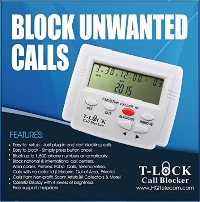 Call Blocker For Landline Phones Caller ID Box Call Blocking Device ...