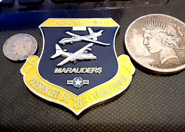 RARE U.S.A.F. 186TH EXPEDITIONARY OPERATION GROUP MARAUDERS COIN PLANES ...
