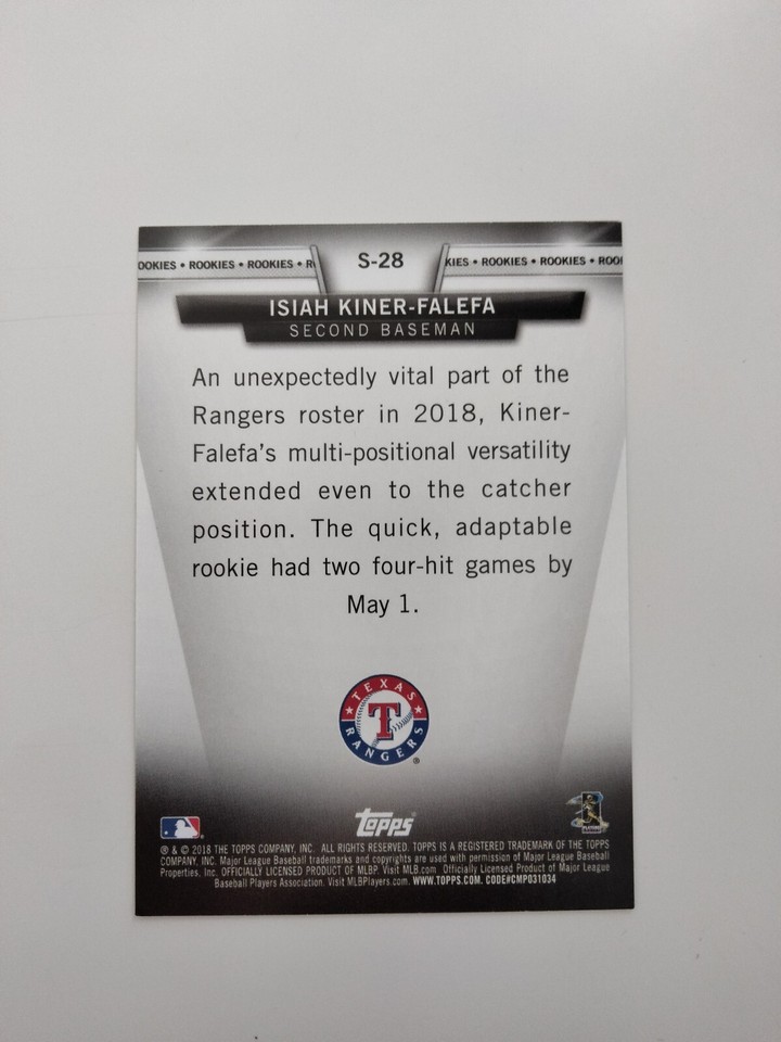 2018 Topps Baseball IKF rookie card RC 🔥🔥🔥🔥 | eBay