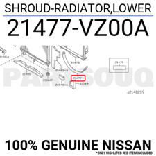 21477VC200 Genuine Nissan Shroud-radiator Lower 21477-vc200 for sale ...