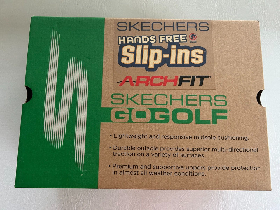 Skechers Slip-ins Go Golf Arch Fit Line Up Shoes #214110 Men's 9.5 ...
