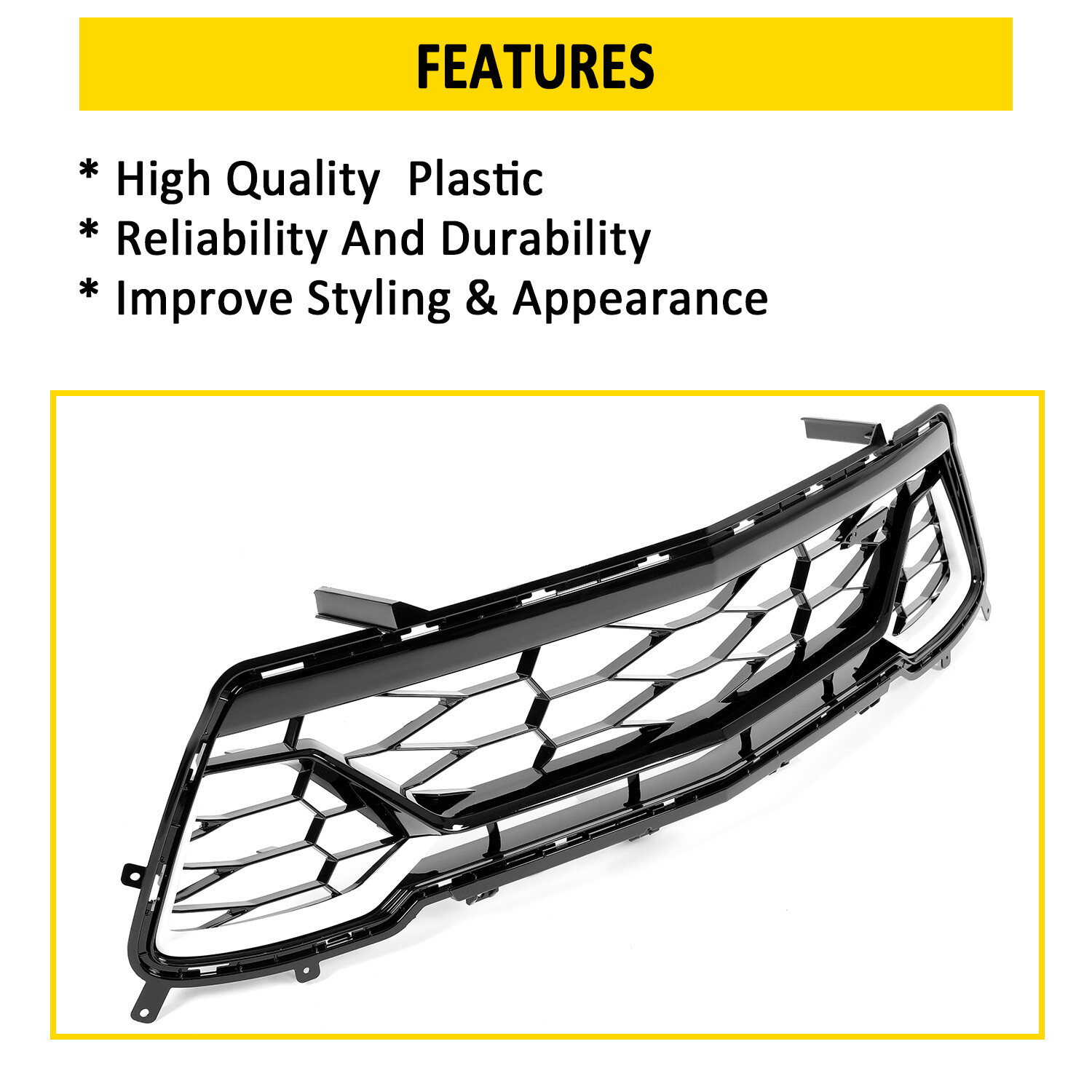 Front Bumper Lower Grille Mesh Grill For 2016 2017 2018 Chevrolet ...