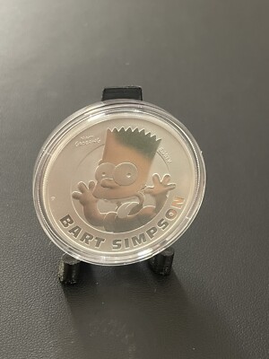 2022 Bart Simpson 1 oz .999 silver coin in capsule | eBay