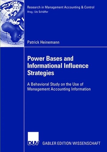 Power Bases and Informational Influence Strategies Patrick Heinemann ...