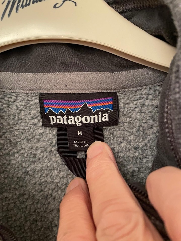 Patagonia Men’s Better Sweater 1/4 Zip Nickel w/Forge Grey Size Medium ...