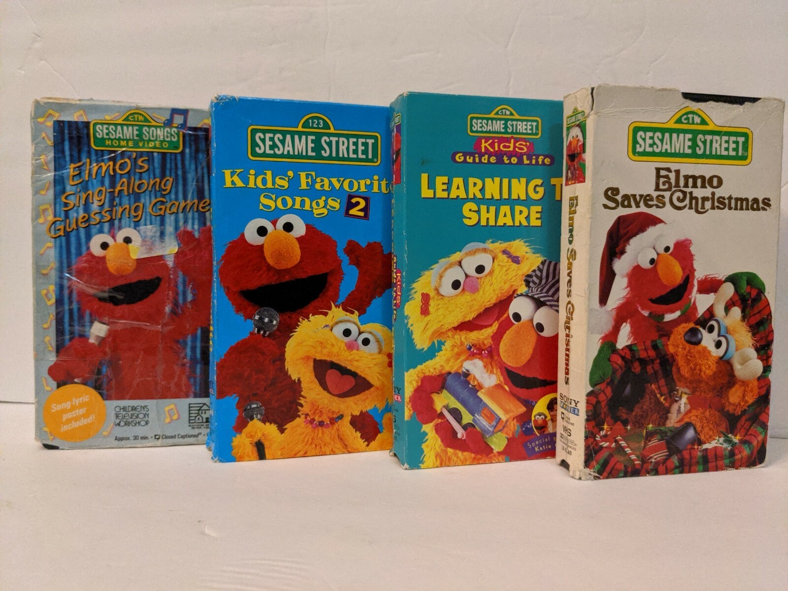 Sesame Street Vhs Lot