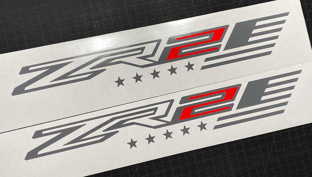 ZR2 Decals Flag for Colorado Chevy Chevrolet Truck Stickers Vinyl Skull ...