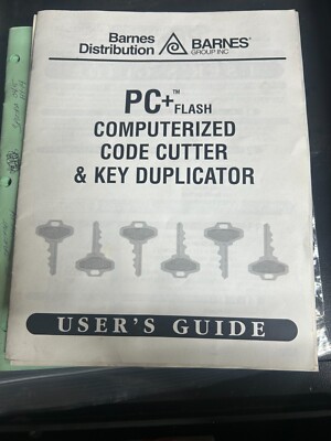 Barnes PC+ Automotive Key Cutter | eBay