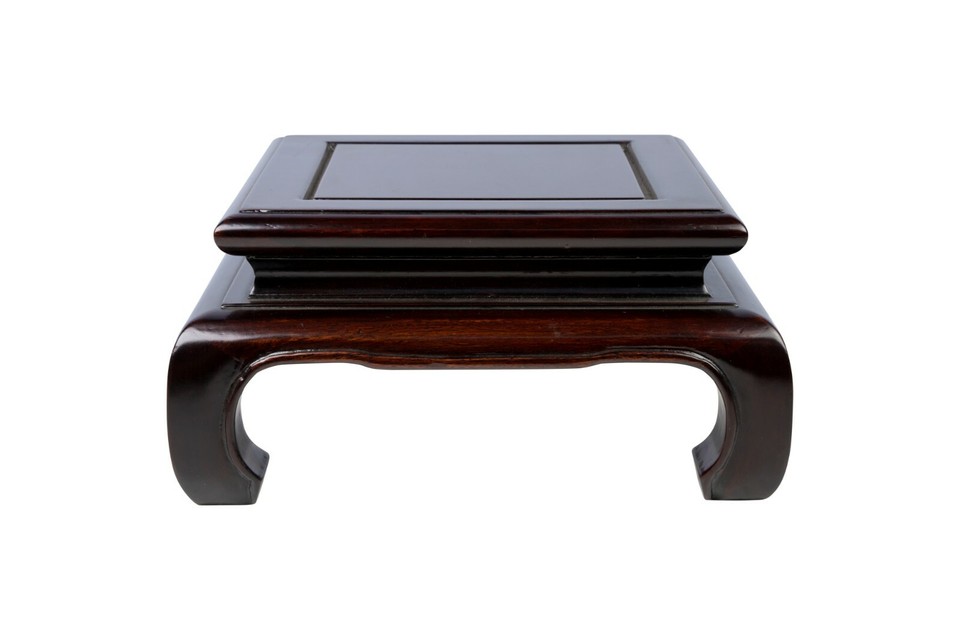 Dark Brown Square Wooden Platform Stand 4x4 to 8x8 | eBay