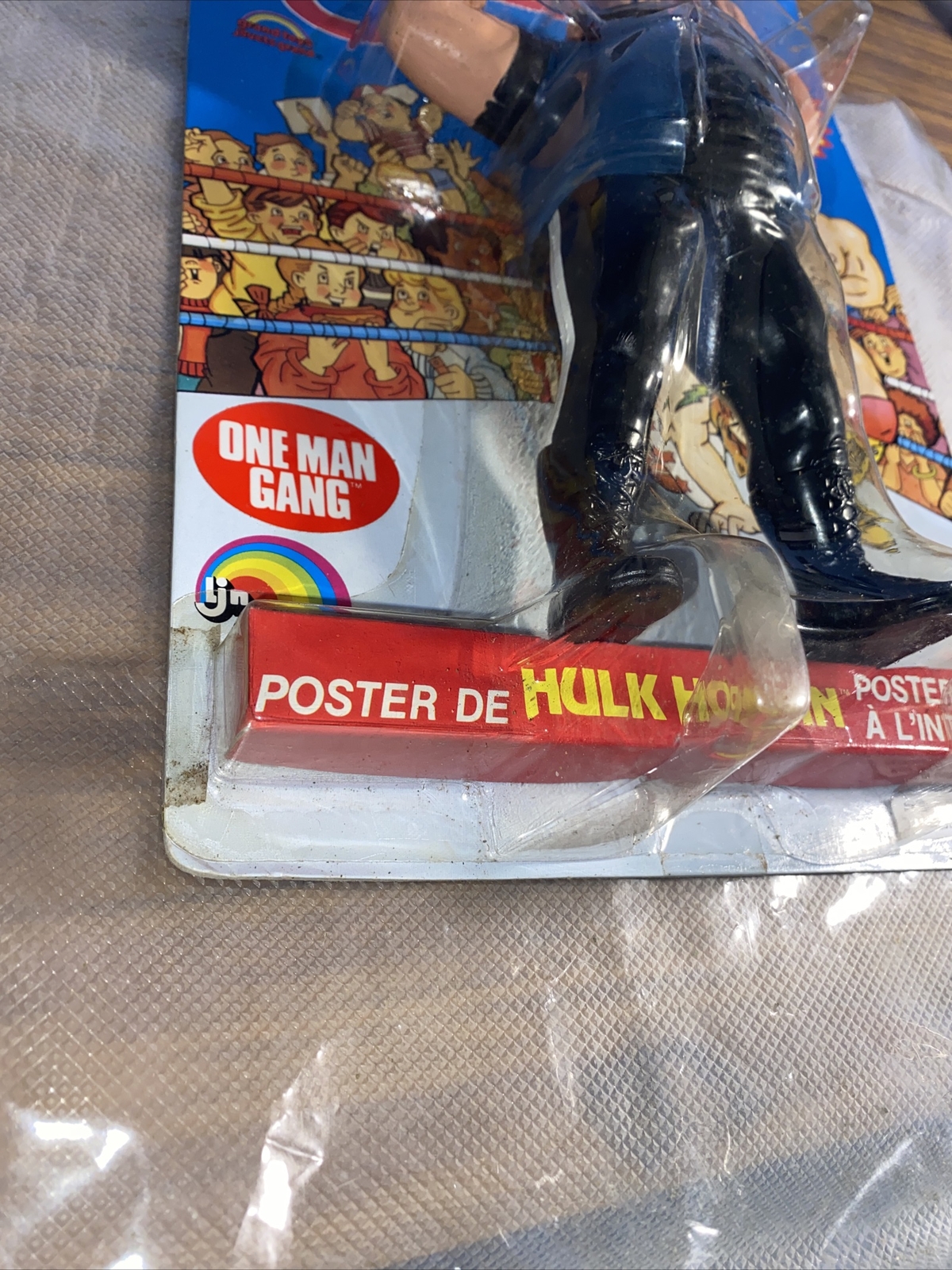 WWF LJN ONE MAN GANG Action Figure ERROR ON CARD / HULK HOGAN | eBay