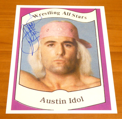 Austin Idol Signed 8.5x11 Pro Wrestling Photo | eBay