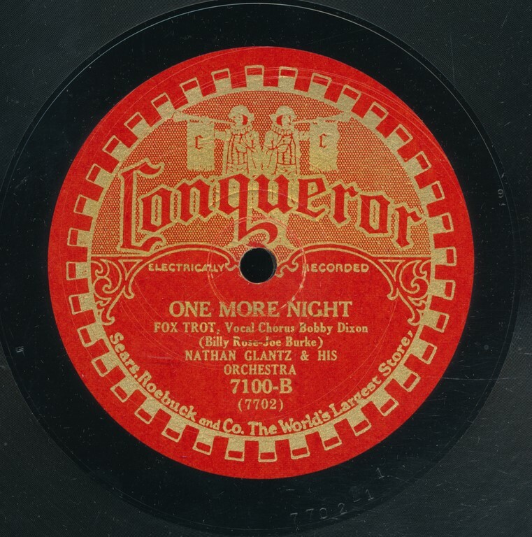 78tk-dance-CONQUEROR 7100-Sam Lanin Orch./ Nathan Glantz Orch. | eBay