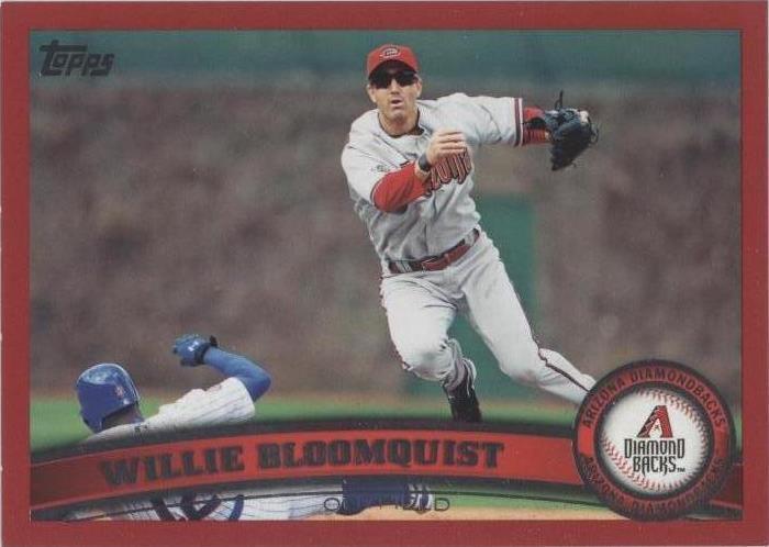2011 Topps Update Series - Willie Bloomquist #US137 Red for sale online ...