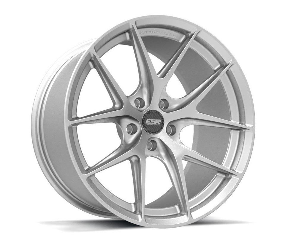 ESR RF2 18x9.5 +35 5x114.3 Silver WRX Supra RX8 G35 Civic TSX RSX ...