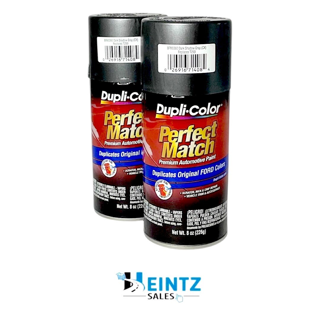 Duplicolor BFM0360 Perfect Match Ford Dark Shadow Gray 8 oz Code CX - 2 ...