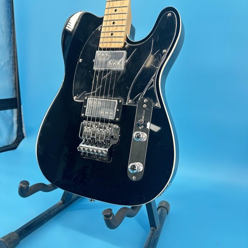 Custom Shop Black TELE Electric Guitar Floyd Rose 2H Pickups Maple ...