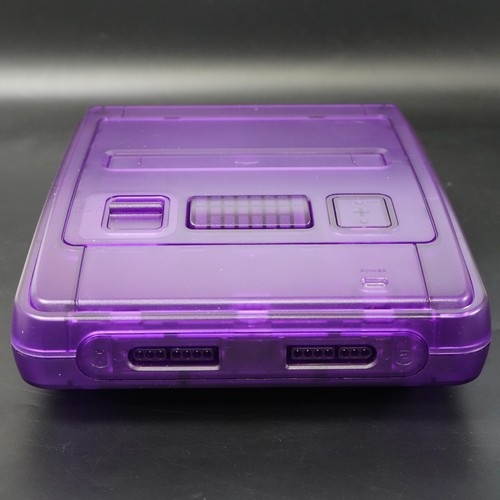 Nintendo Super Famicom Console SHVC-001 SFC SNES Purple Shell USB MOD ...