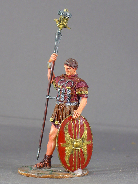 Roman Legio XIV Eagle Bearer Aquilifer 54mm model figure miniature ...