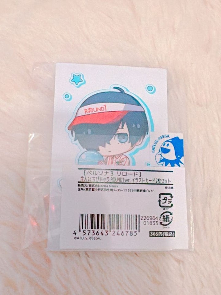 Persona 3 Chibi Character Illustration Card Round One Set New | eBay